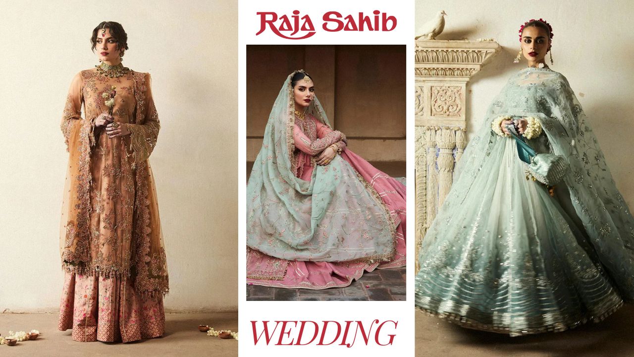 A glimpse of Pakistani wedding clothes..! – Raja Sahib