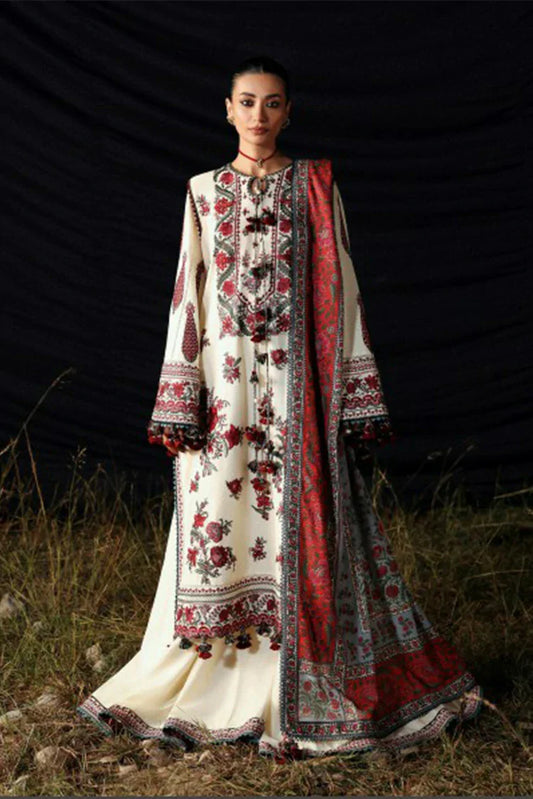 Hussain Rehar - Khaddar Unstitched Collection - 06 Gulban - Unstitched ...