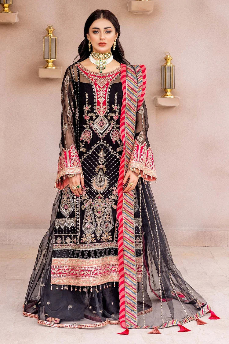 Adan's Libas - Gul-e-Ishtiaq Luxury Embroidered Chiffon - Jahan Ara ...