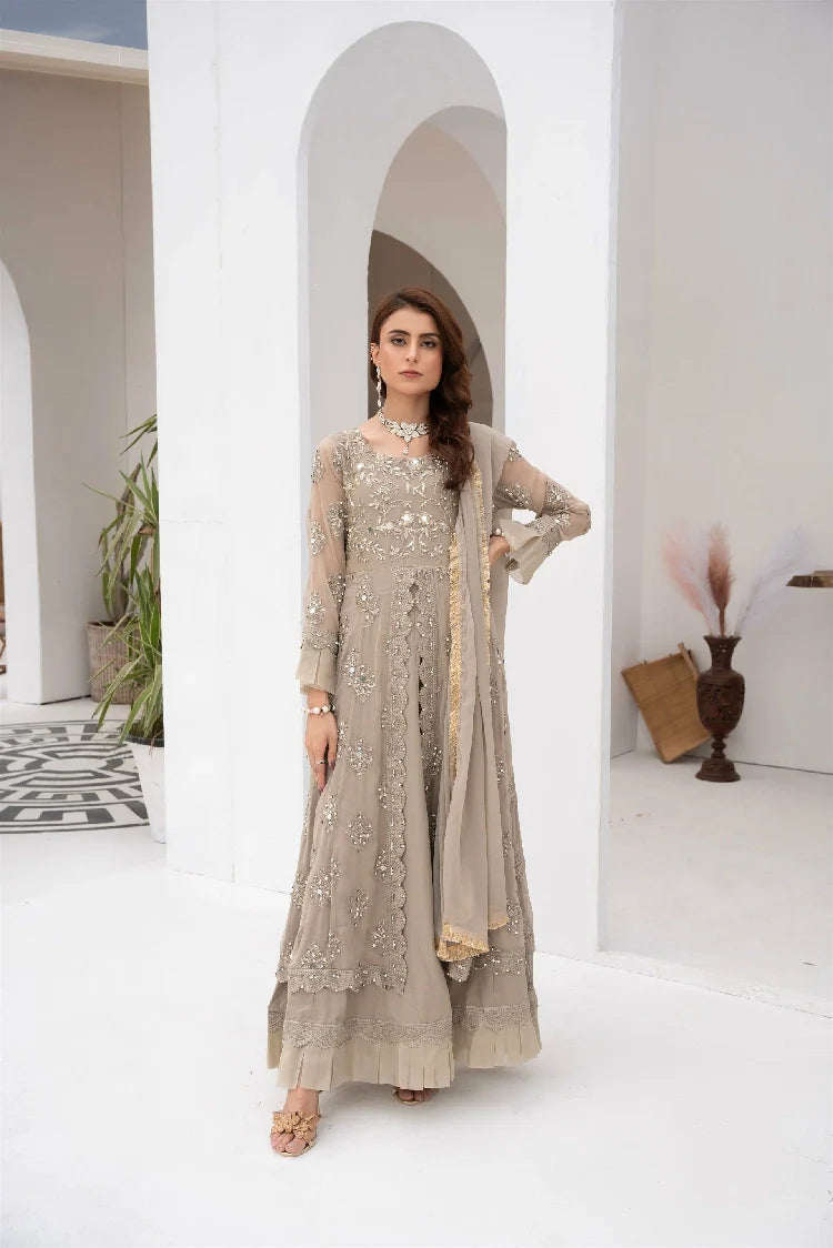 Manahils - Kurti-B-006-Camel Brown – Raja Sahib