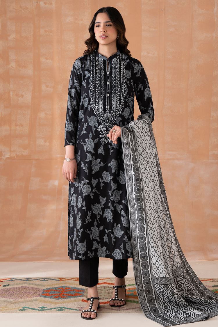 Embroidered Jacquard Suit P1083 - 2 Piece – Raja Sahib