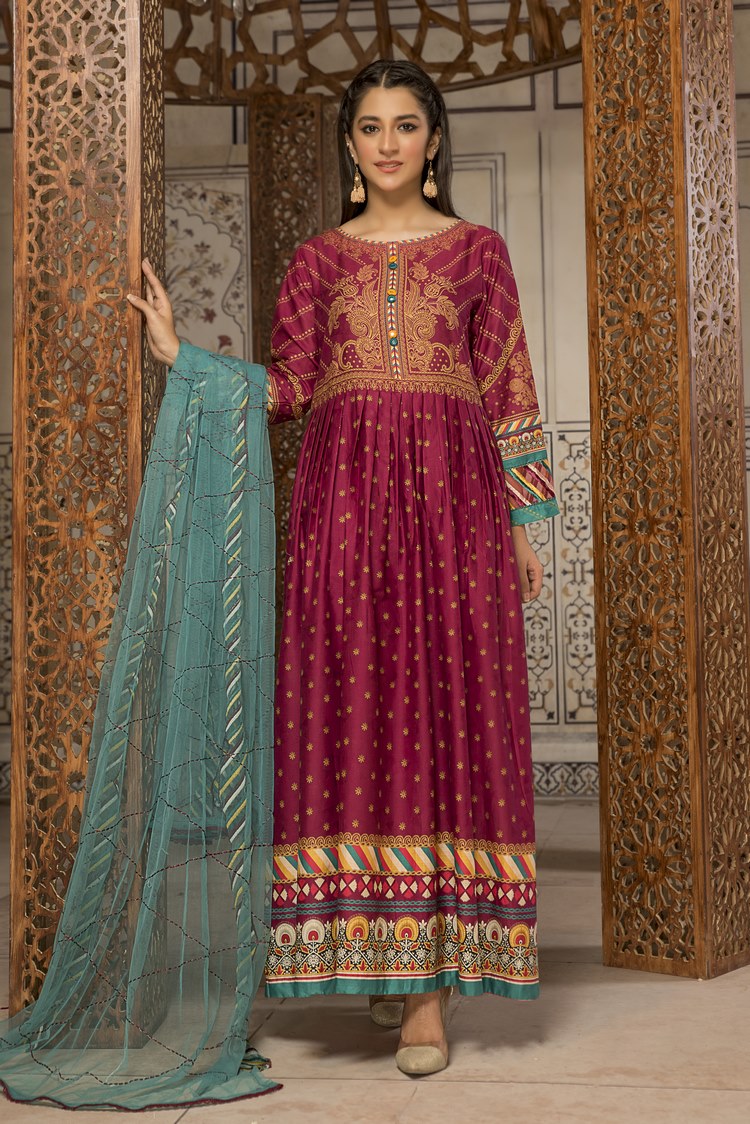 3-PC Stitched Self Jacquard Suit – Raja Sahib